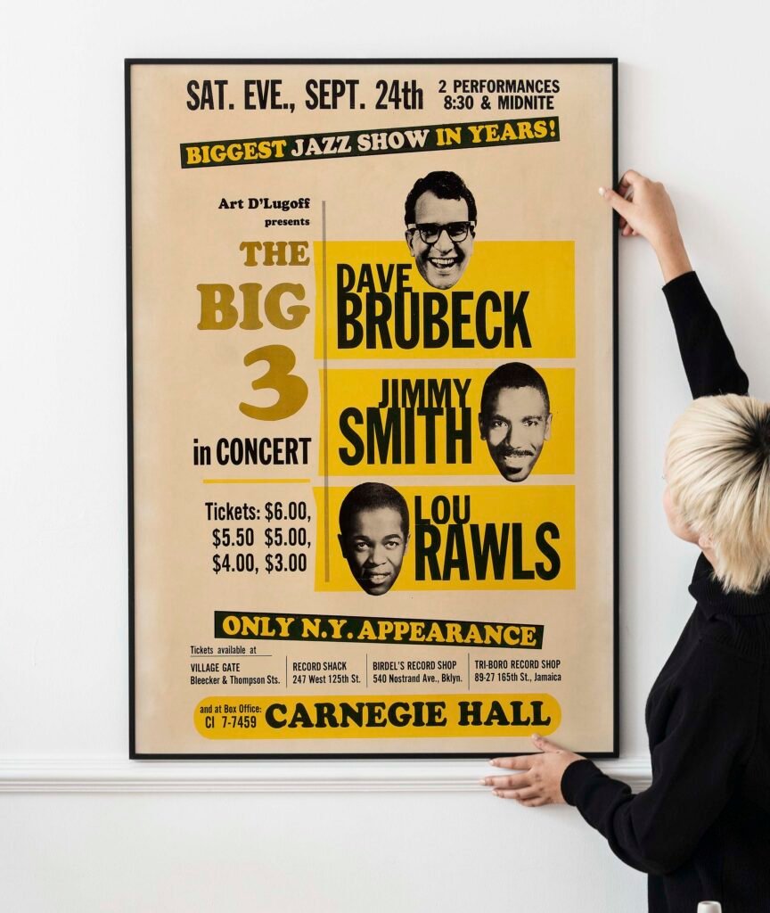 Dave Brubeck, Lou Rawls, Jimmy Smith 1966 Carnegie Hall, NYC Concert ...
